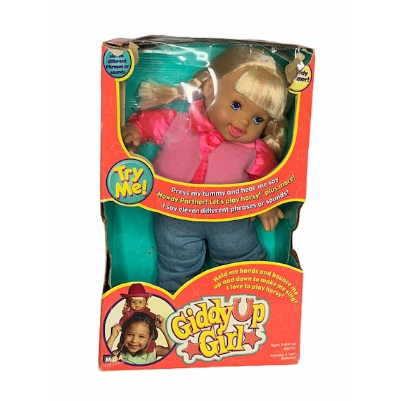 Vintage 2000 Giddy Up Girl Talking 14 Cowgirl Doll MGA | Etsy
