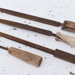 Set of 4 Metal Files, Vintage Files, Old Files, Vintage Tools ...