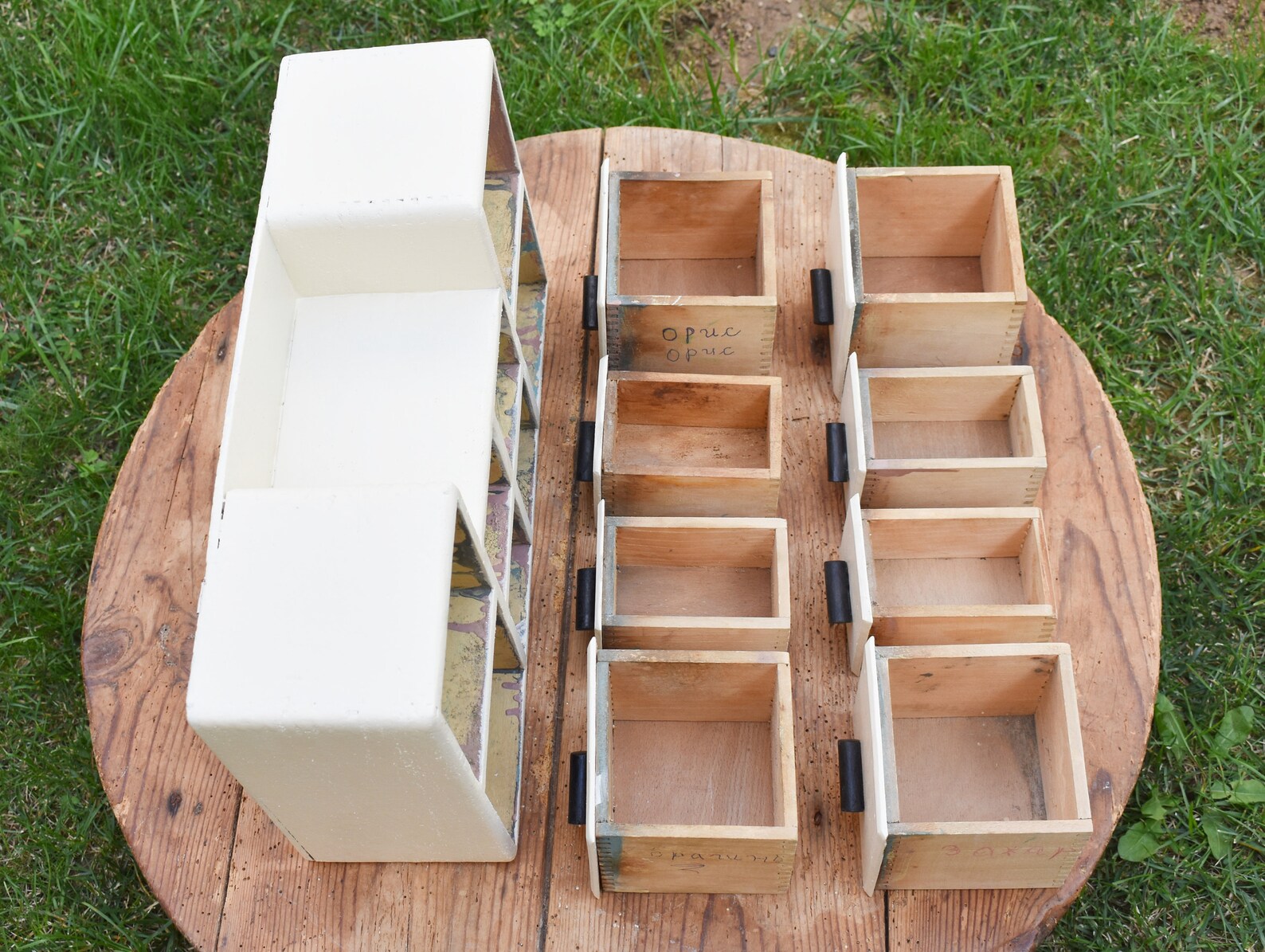 Vintage First Aid Kit Wooden Medicine Cabinet Hanging - Etsy