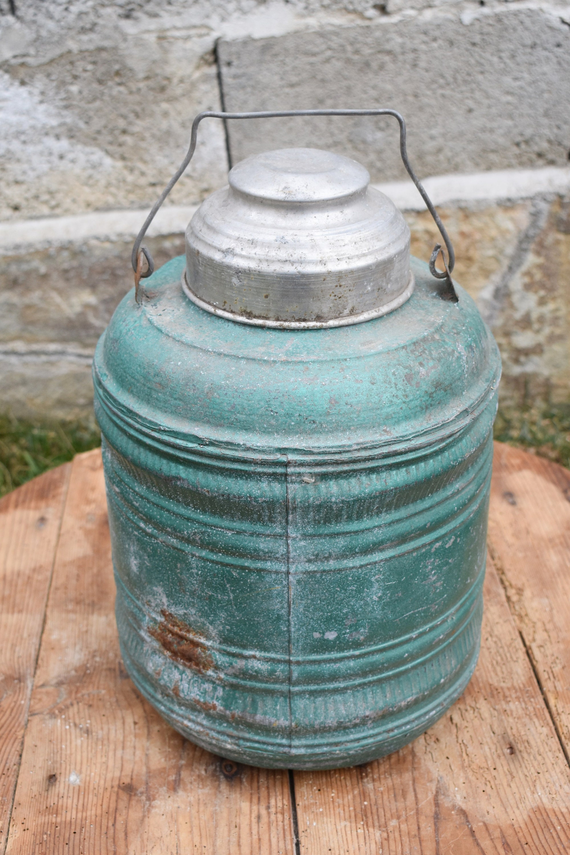 Aluminum Thermos With Faucet Vintage Large Aluminum Thermos | Etsy