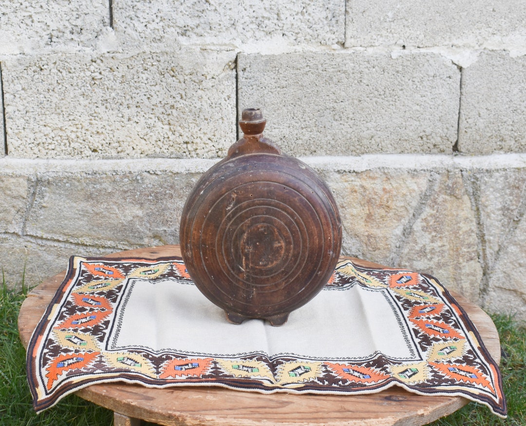 Antique Water Container, Antique Wooden Container, Wooden Water Storage ...