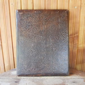 Large Embossed Folder, Vintage Leather Folder, Hardcover Folder ...