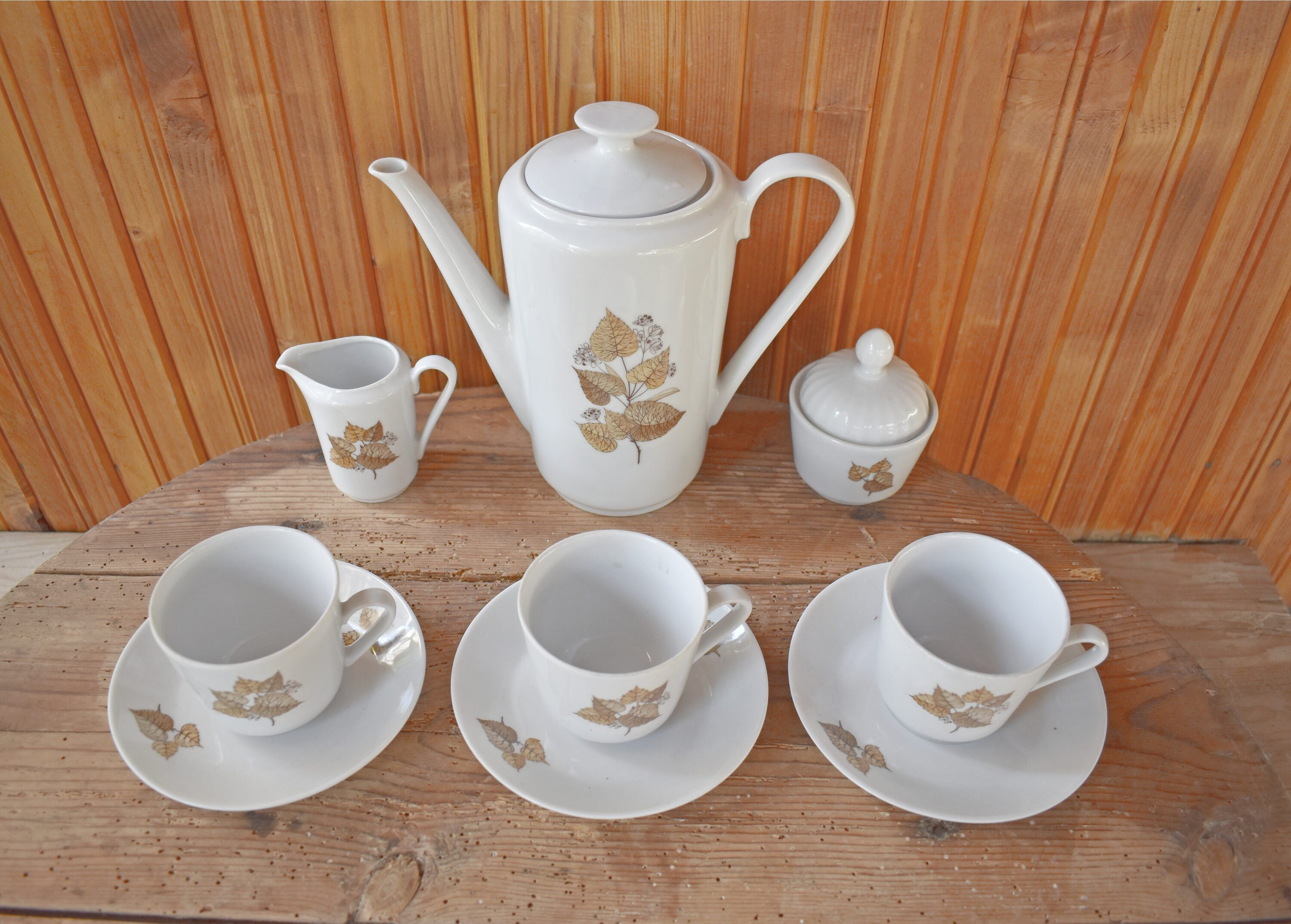 Vintage Bavarian Porcelain Vintage Coffee / Tea Set KAHLA - Etsy