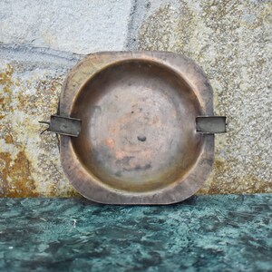 Copper Ashtray, Handmade Copper Ashtray, Vintage Ashtray, Collector's ...