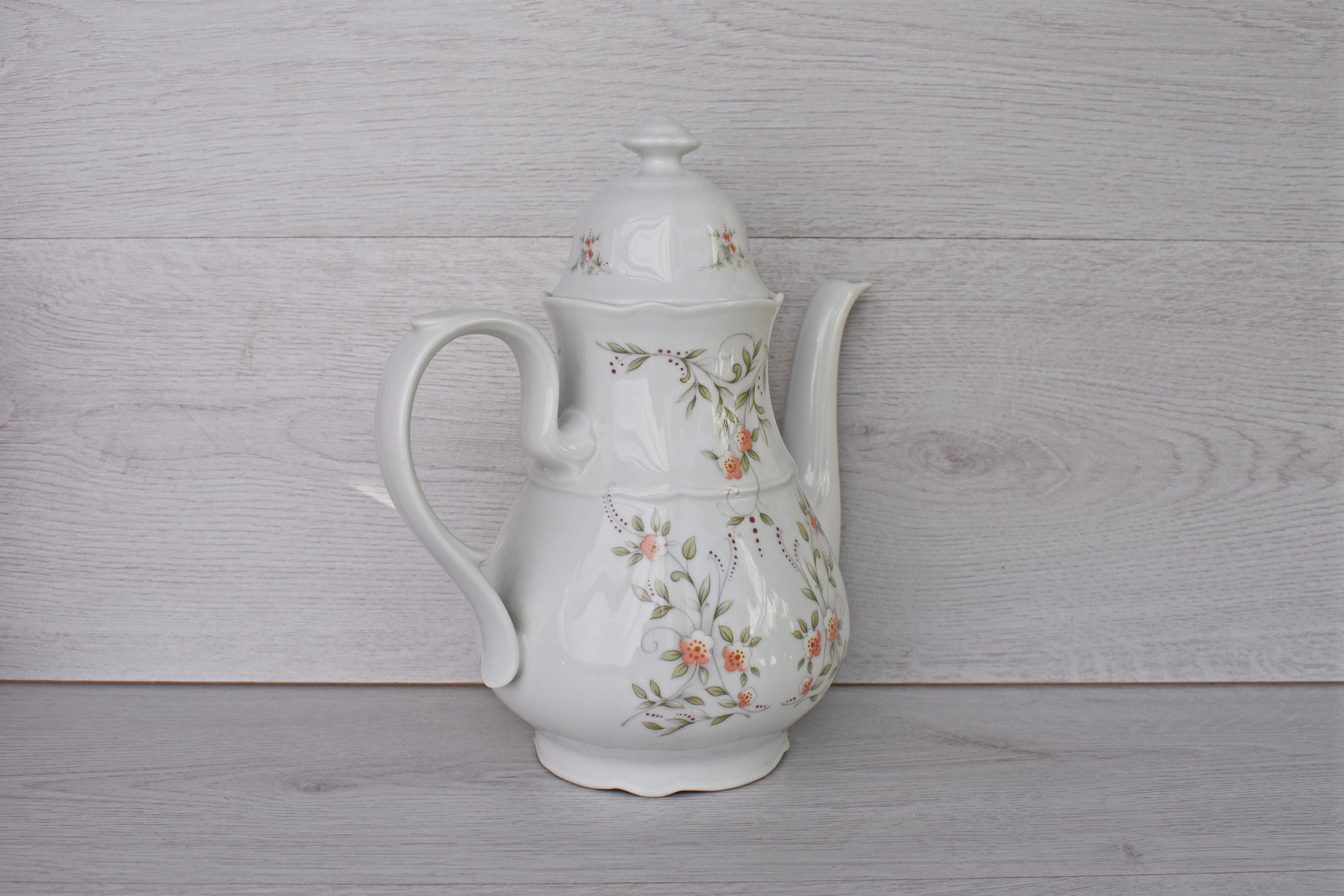 German Teapot Bavarian Porcelain Vintage German Teapot - Etsy