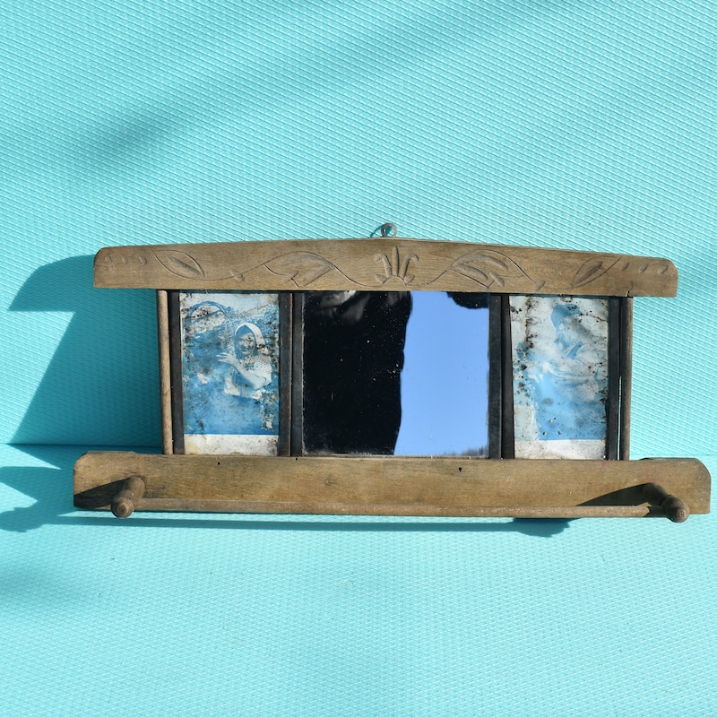 Primitive Mirror - Etsy