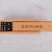 Vintage Wooden Domino Wooden Dominos in Original Box Set of - Etsy