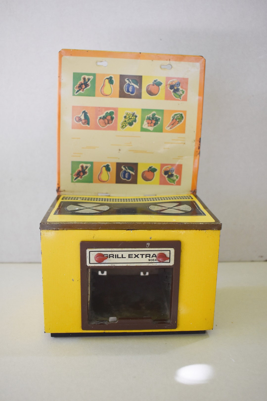 Vintage Metal Toy, A Small Children Stove, Toy Cooker, Metal Cooker ...