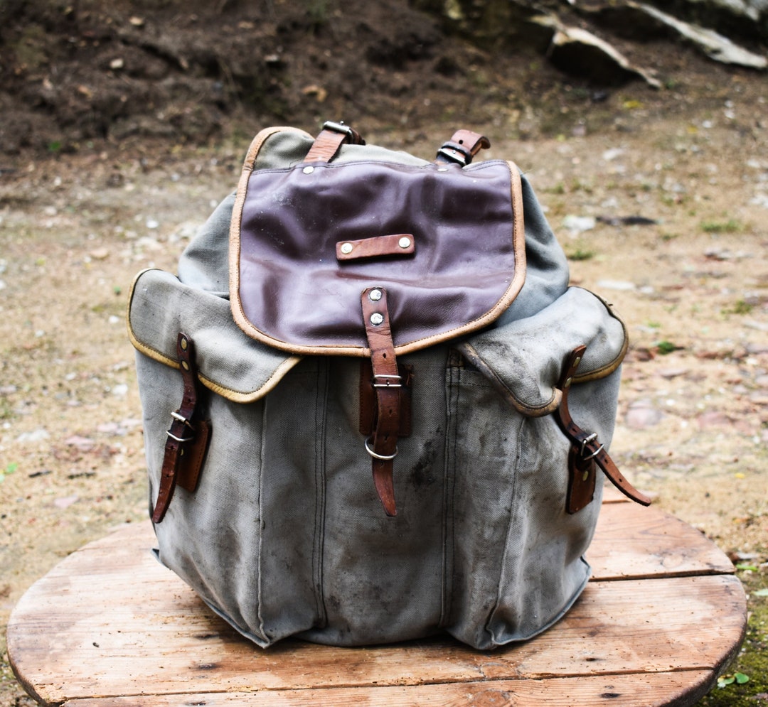 Vintage Backpack, Military Backpack, Canvas Backpack, Mountain Backpack ...