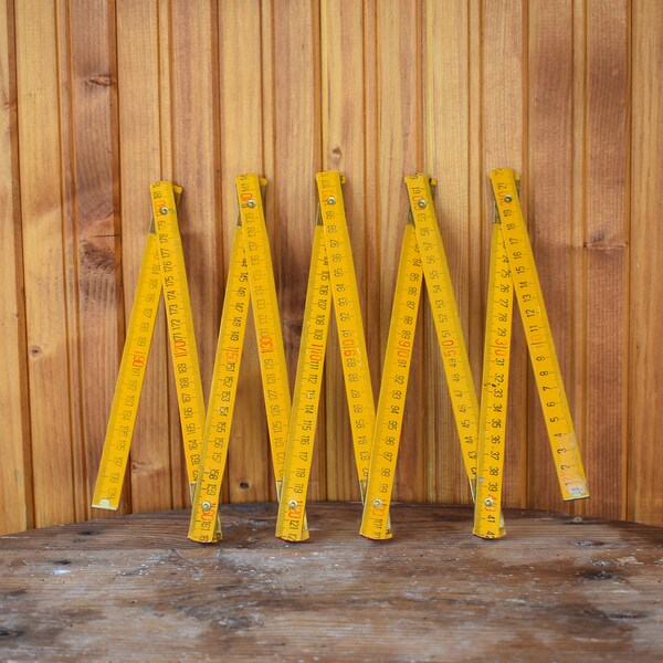 Vintage Wooden Ruler - Etsy