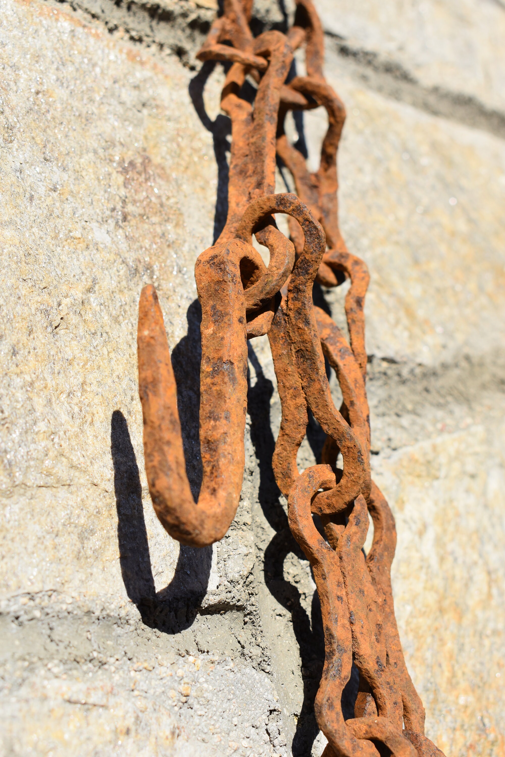 Vintage Forged Chain Antique Chain Hand Forged Chain | Etsy