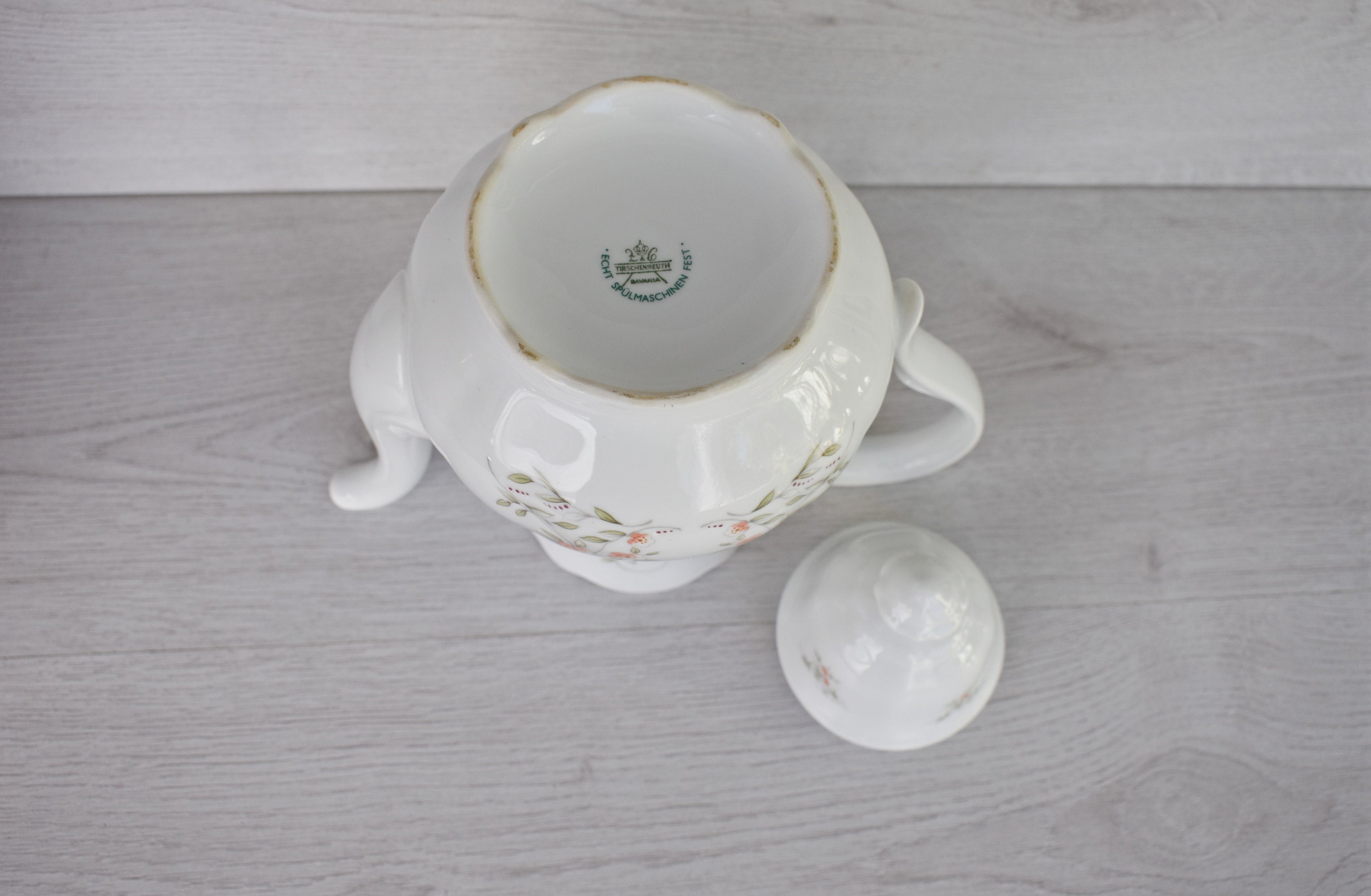 German Teapot Bavarian Porcelain Vintage German Teapot - Etsy