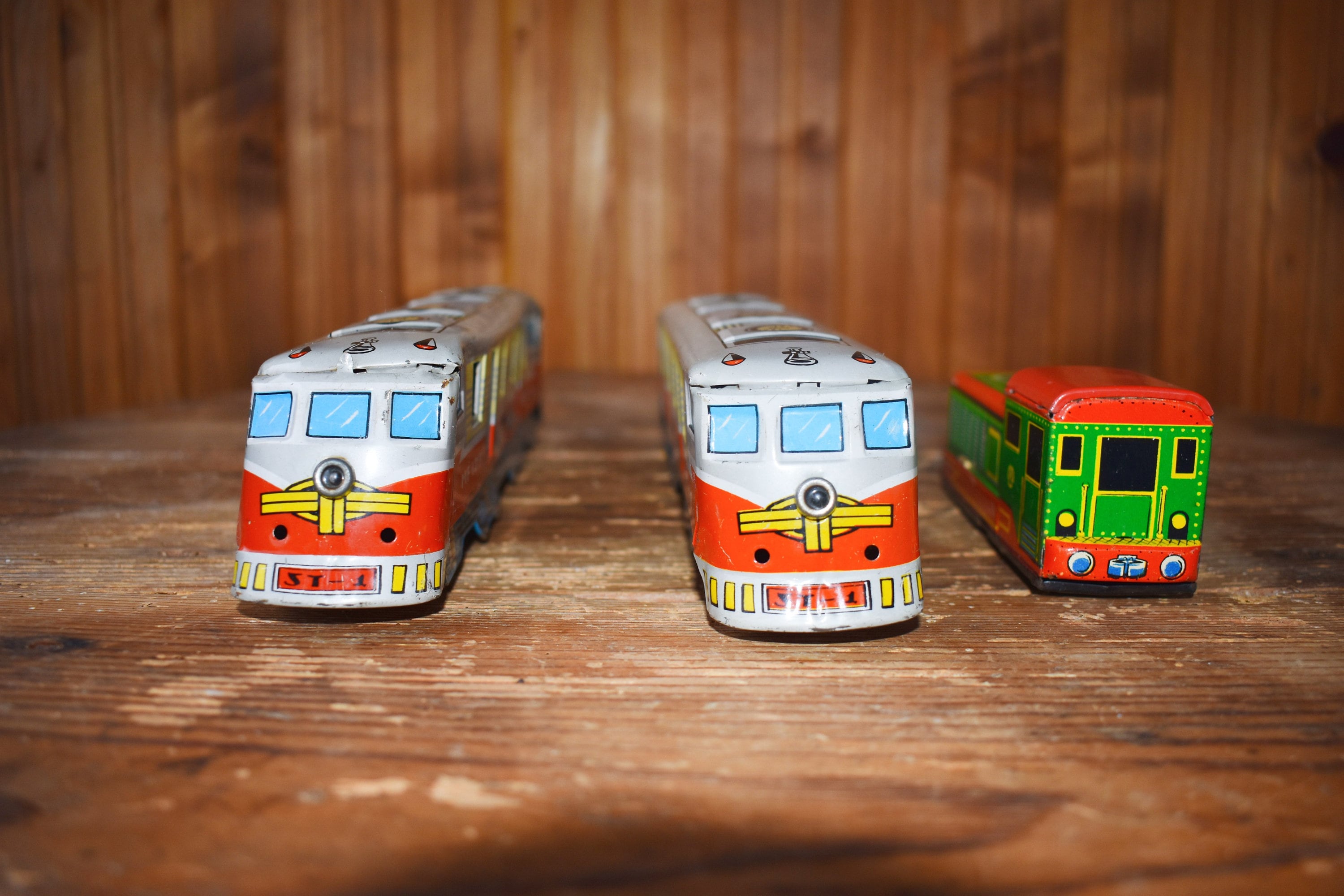 Lot of 3 Sheet Metal Toys 3 Tin Toys Present for Kid Old - Etsy