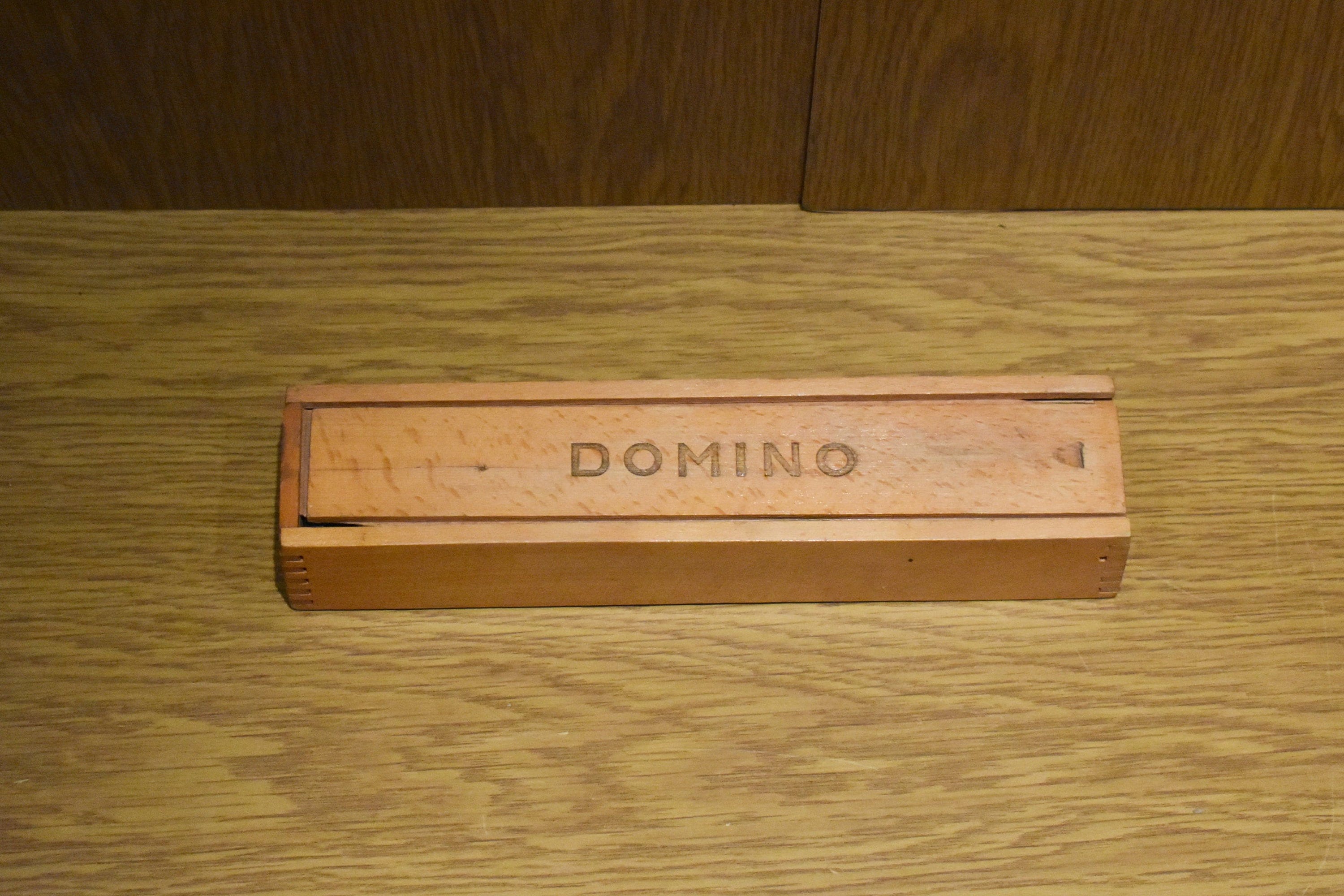 Vintage Wood Domino Old Wooden Dominos in Original Box Set - Etsy