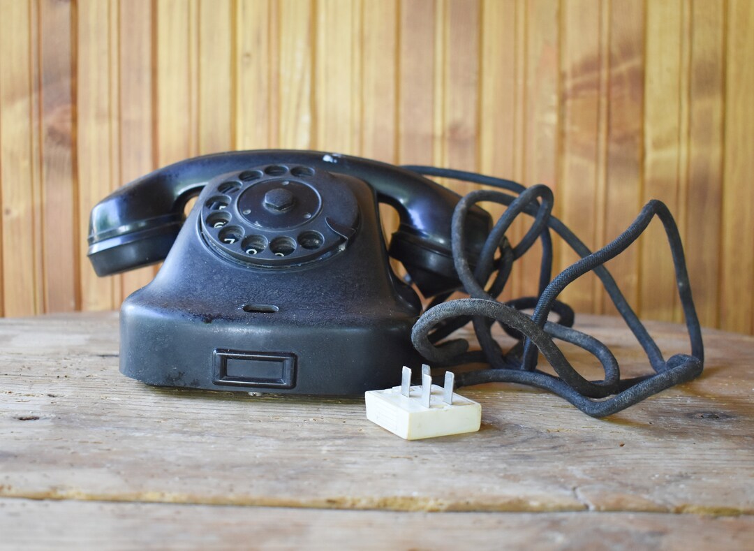 Vintage Bakelite Telephone, Bakelite Telephone, Bakelite Rotary ...