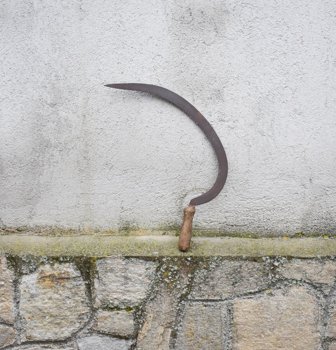 Antique Sickle, Primitive Sickle, Old Sickle, Antique Rusty Metal ...