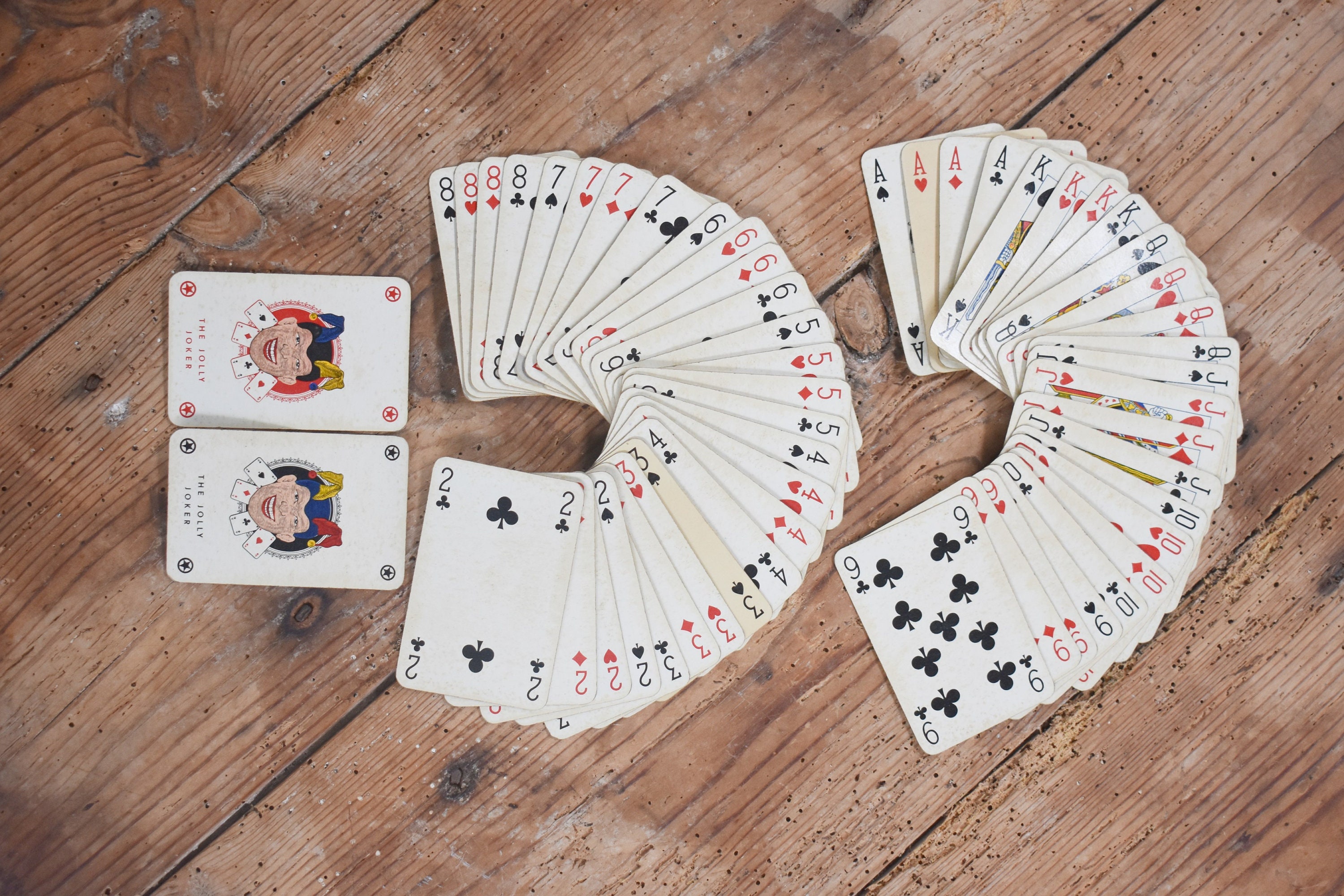 Vintage Playing Cards Old Playing Cards 32 Playing Cards | Etsy