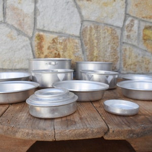 Old Aluminum Containers, Vintage Aluminum Food Container, Food Storage ...