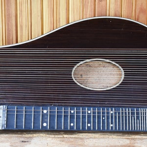 Vintage Zither 32 Strings, Vintage Zither, Vintage Musical Instrument ...