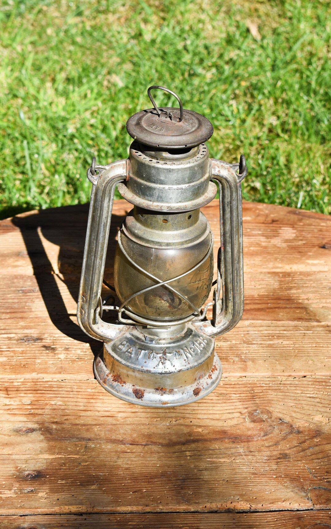 Vintage Gas Lantern, German BAT Lantern, Gas Lantern, Lantern ...