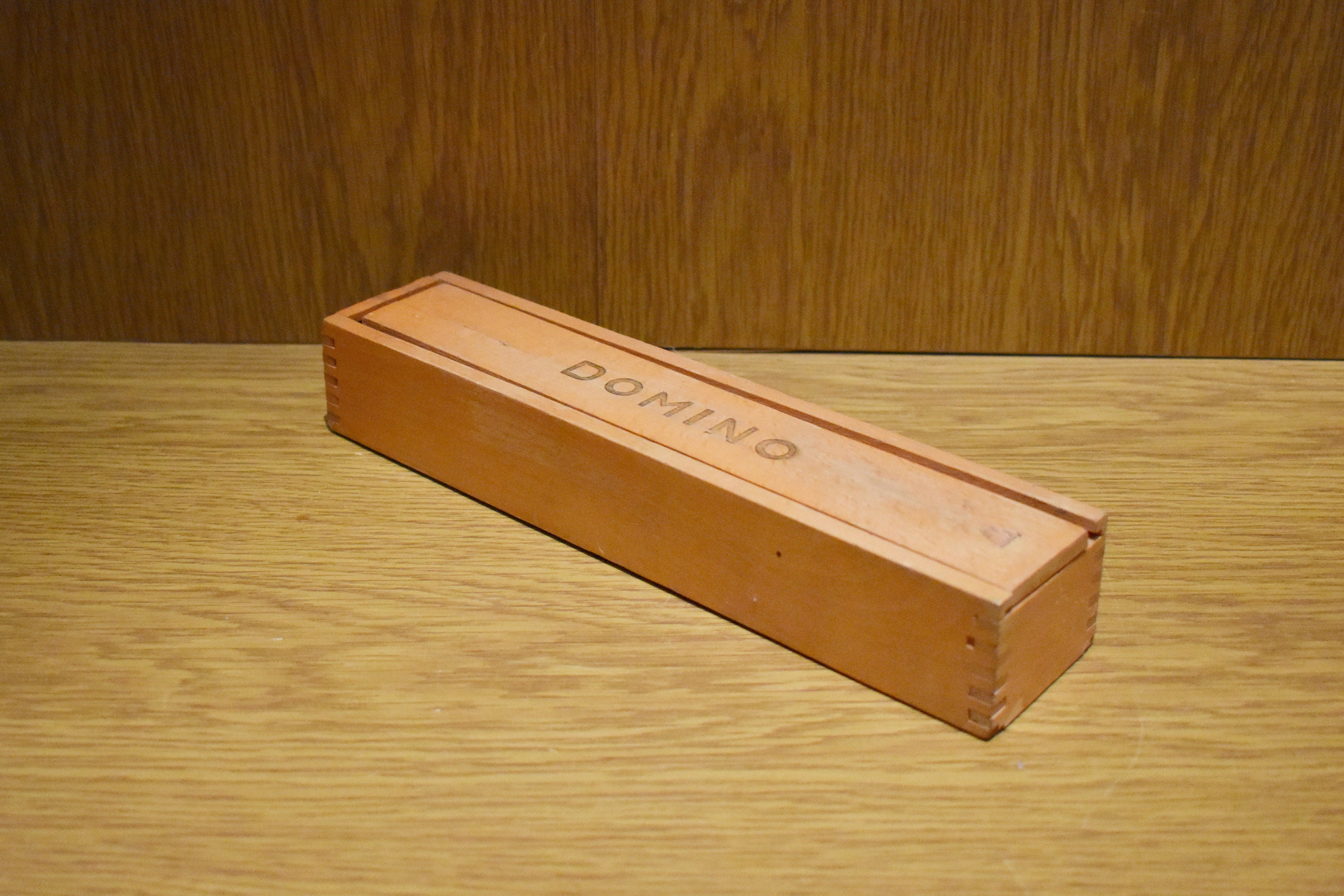Vintage Wood Domino Old Wooden Dominos in Original Box Set | Etsy