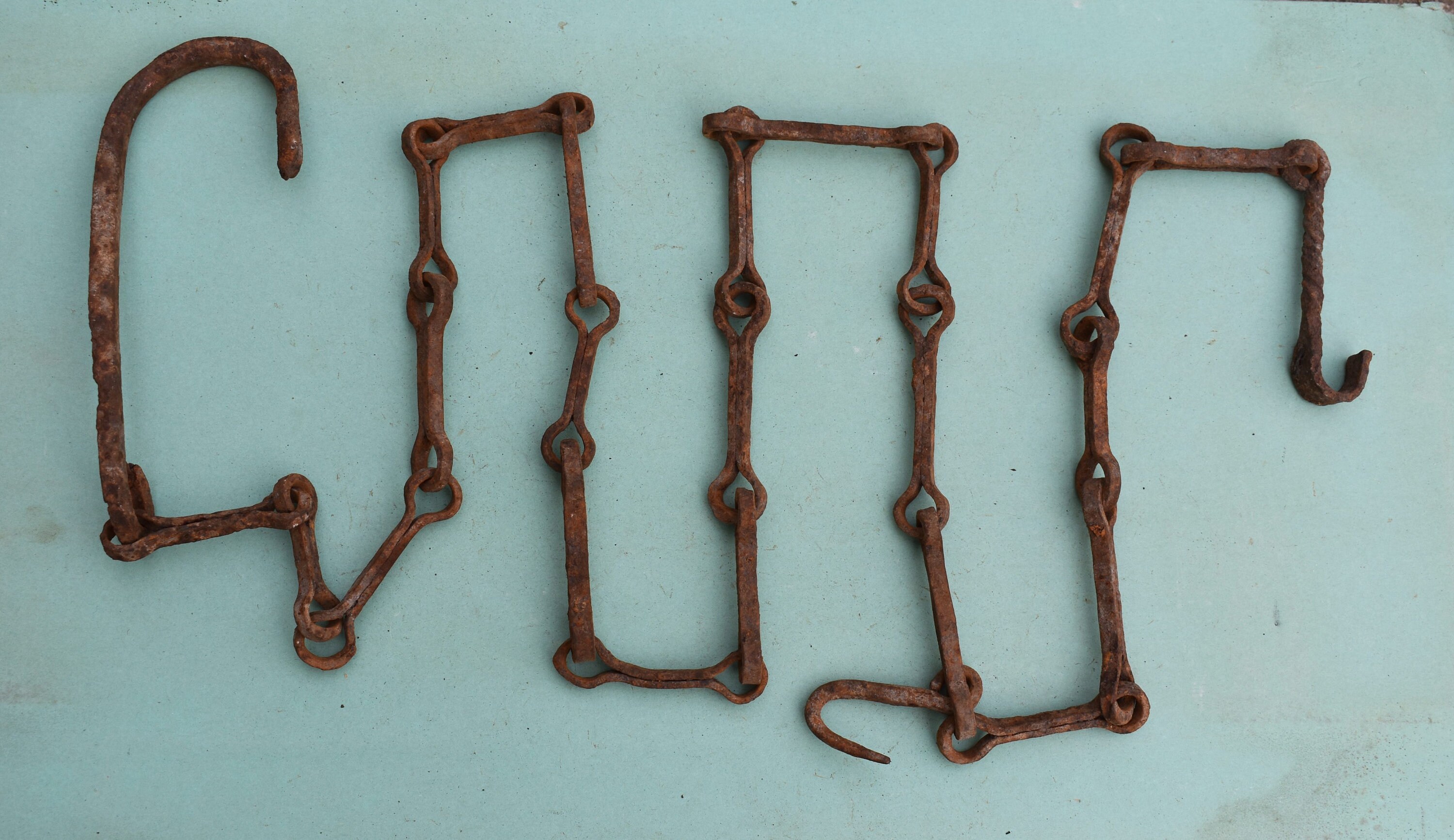 Vintage Forged Chain Antique Chain Hand Forged Chain | Etsy