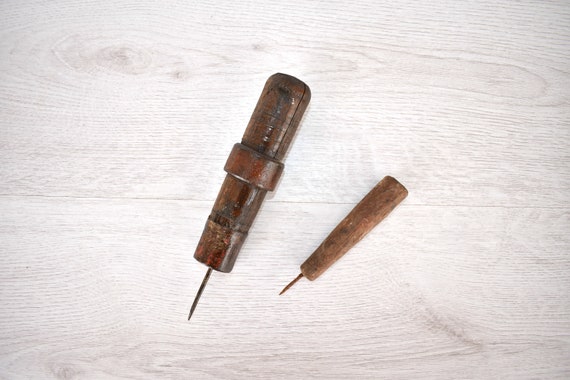 Vintage Awls Set of 2 Old Primitive Awls Hand-made Tools | Etsy