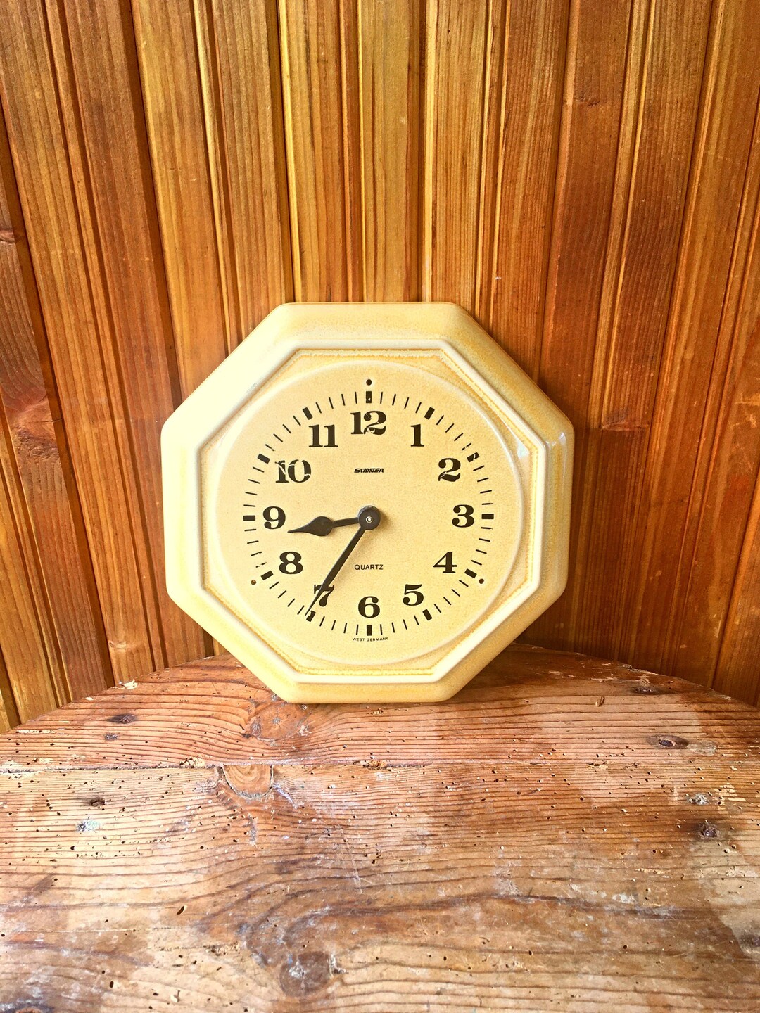 German Ceramic Clock, Ceramic Clock, German Clock With Battery, German ...