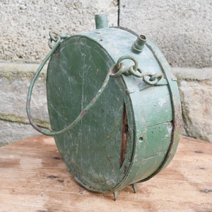 Antique Water Tank, Primitive Wooden Barrel, Old Wooden Water Storage ...