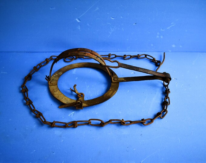 Large Antique Wrought Iron Animal Trap: Circa 1930s Home Decor - Etsy