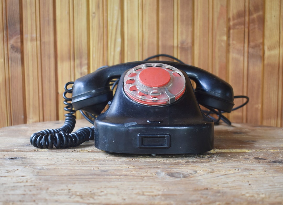 Vintage Bakelite Telephone, Bakelite Telephone, Bakelite Rotary ...