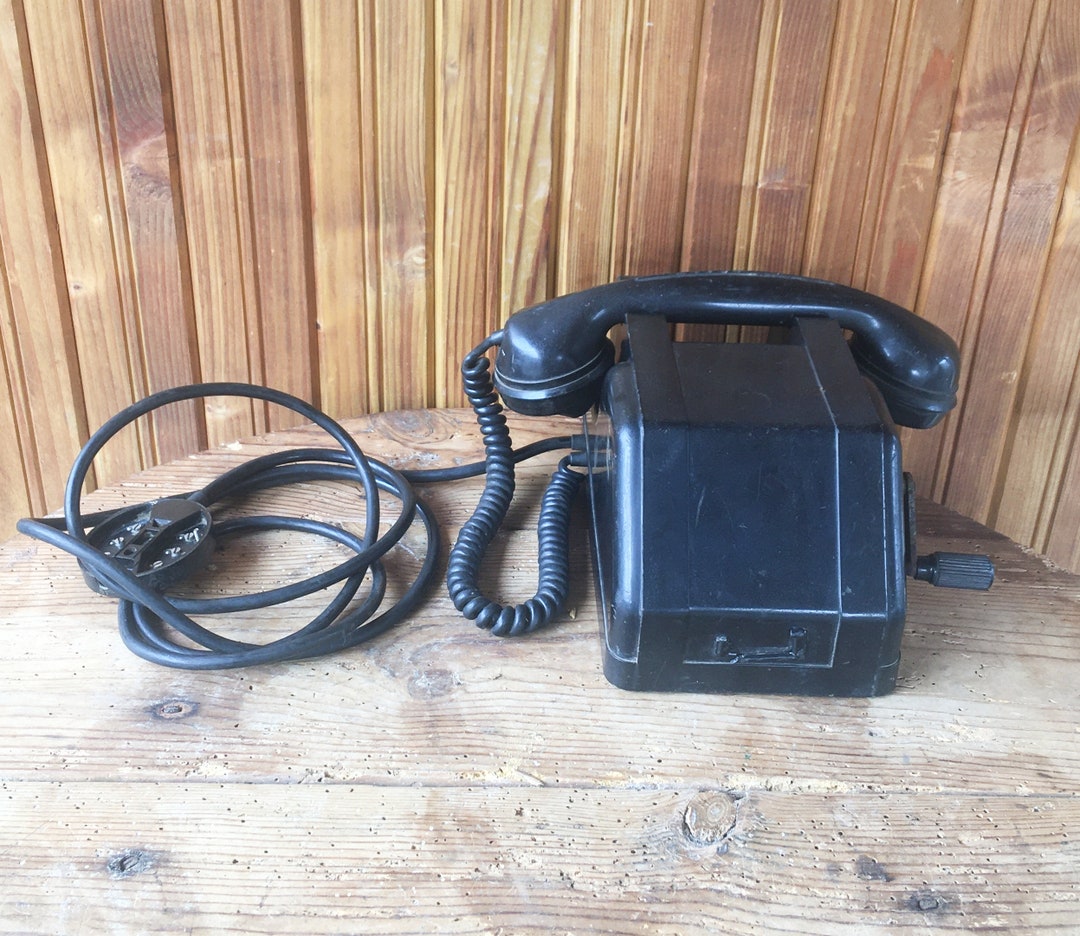 Vintage Bakelite "voroshilov" Telephone - 1955 Retro Phone - Etsy