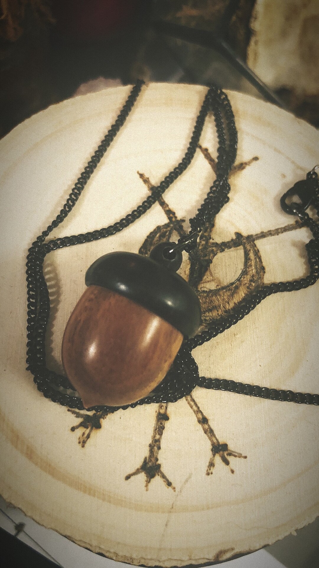 Wishing Acorn Necklace - Secret Opening Acorn Pendant for Protection ...