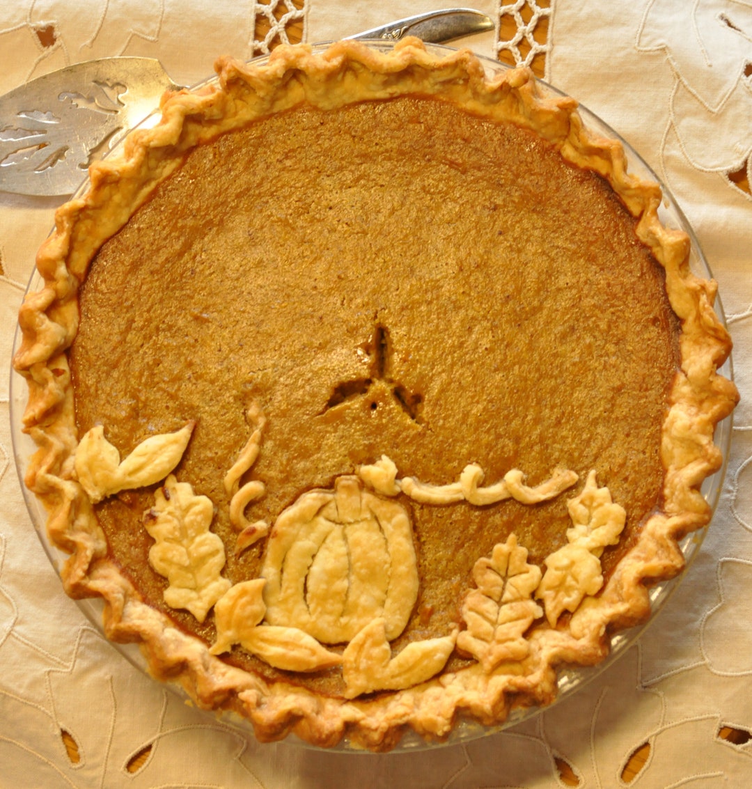 Colonial Pumpkin Pie Recipe, Pumpkin Pie Recipe - Etsy
