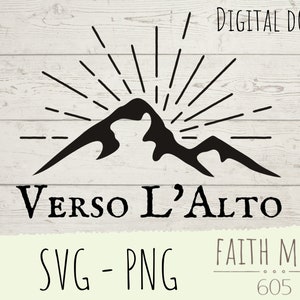 Verso L Alto Svg , Pier Giorgio Frassati, to the Heights, Catholic ...