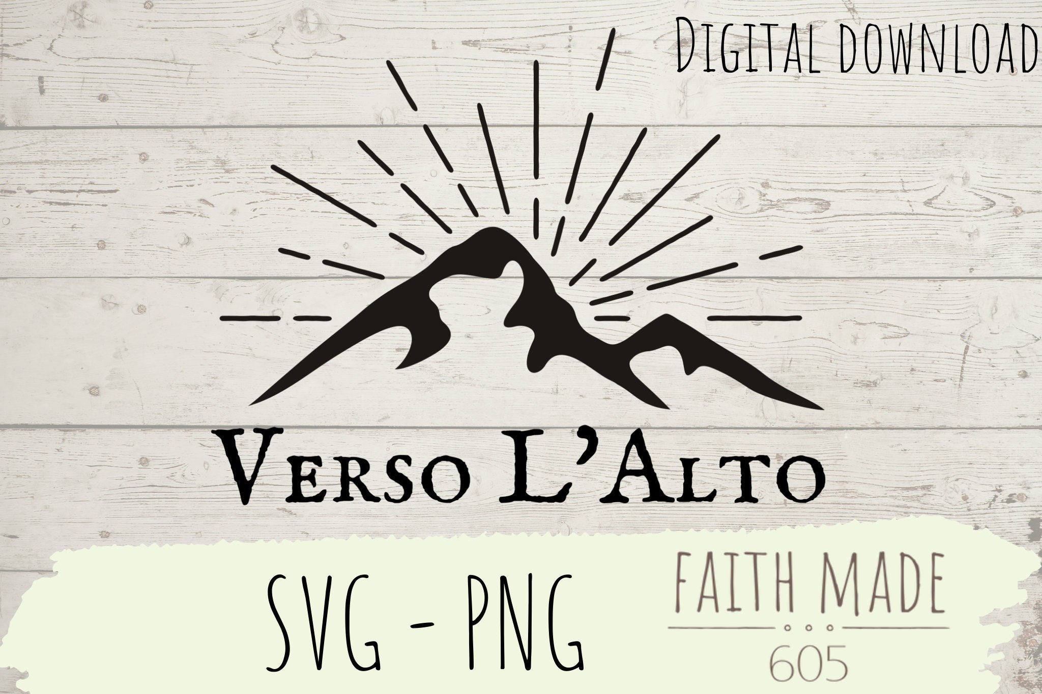 Verso L Alto Svg Pier Giorgio Frassati to the Heights - Etsy