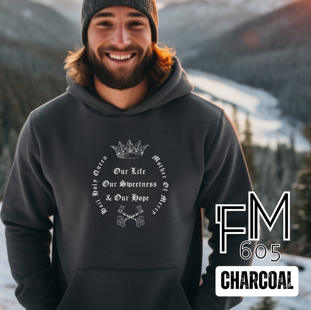 Hail Holy Queen, Catholic Hoodie, Catholic Sweatshirt, Catholic Gift ...