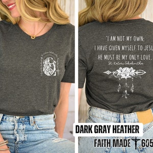 St.kateri Tekakwitha, Catholic Saint, Catholic Shirt, Catholic Gift ...