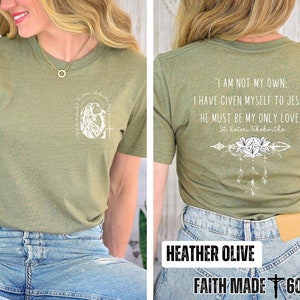 St.kateri Tekakwitha, Catholic Saint, Catholic Shirt, Catholic Gift ...