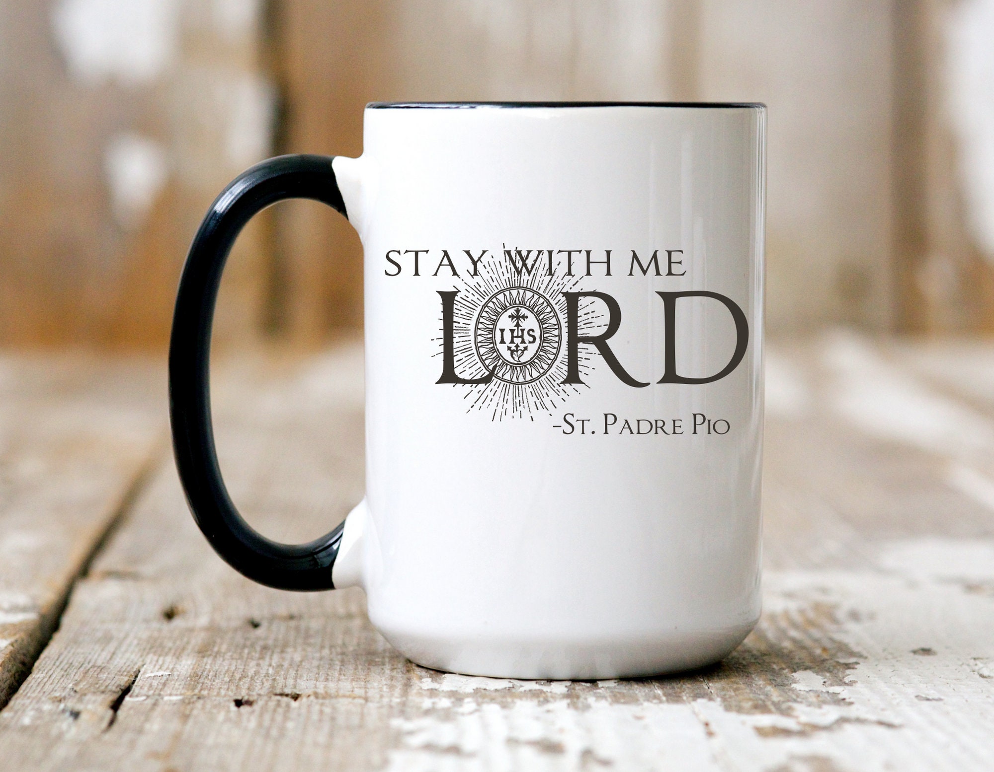 Padre Pio Eucharist Catholic Mug Christian Mug Catholic - Etsy