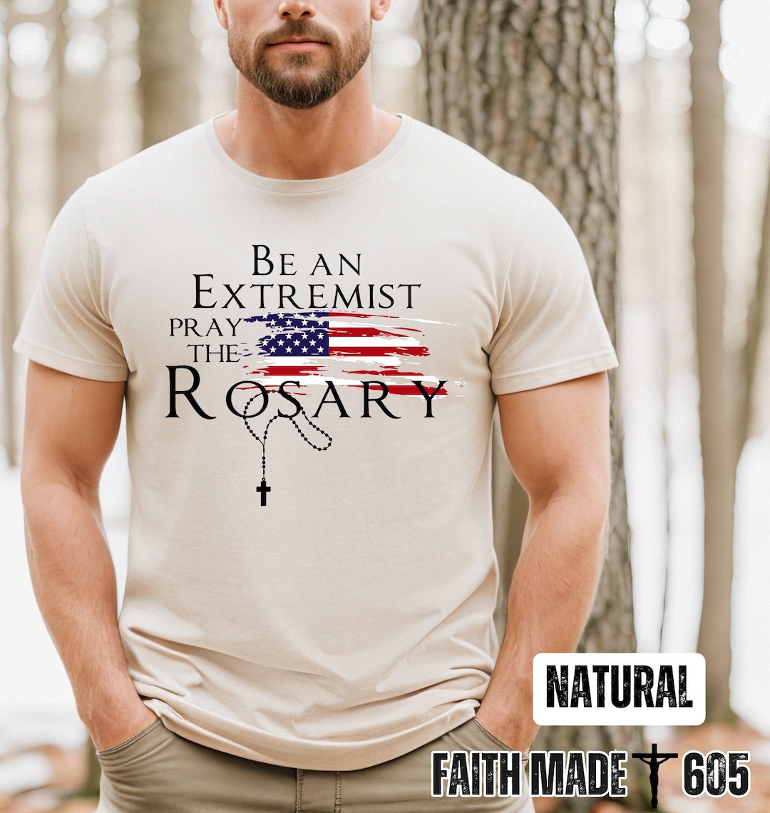 Rosary, Catholic Shirt, Catholic Gift, Catholic Man Shirt, Catholic ...