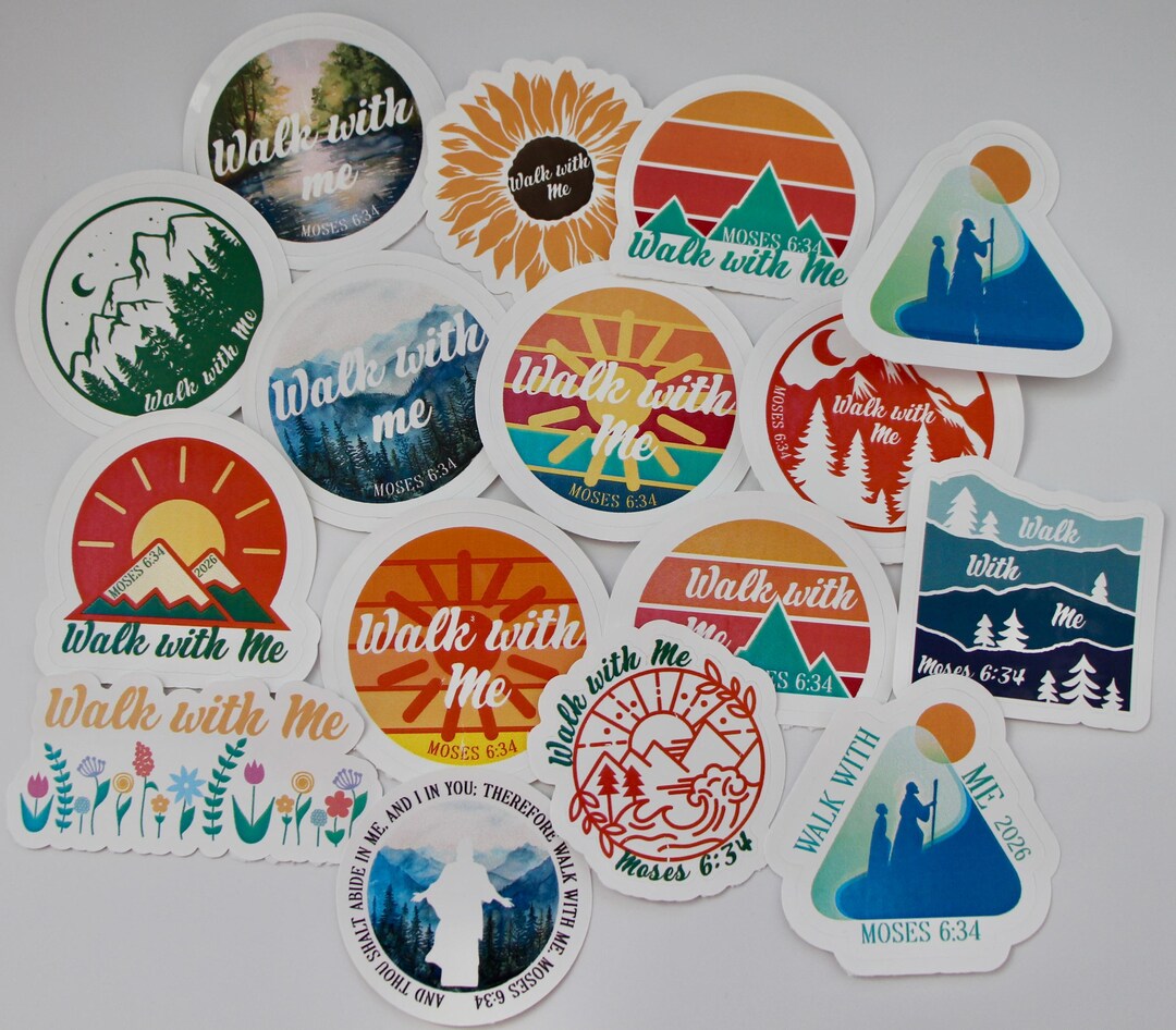 2026 LDS Youth Theme Stickers "walk With Me" - Etsy