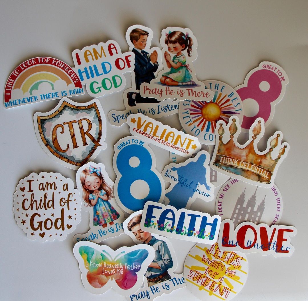LDS Primary Die Cut Vinyl Stickers - Etsy
