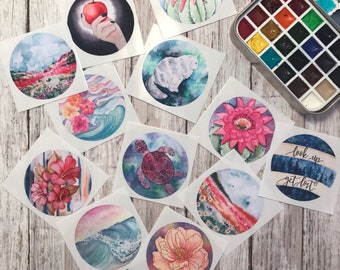 2 inch round sticker | Etsy