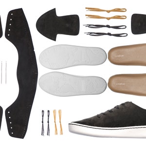 Women's Craft DIY Trainer Shoes - Grey Suede - Etsy