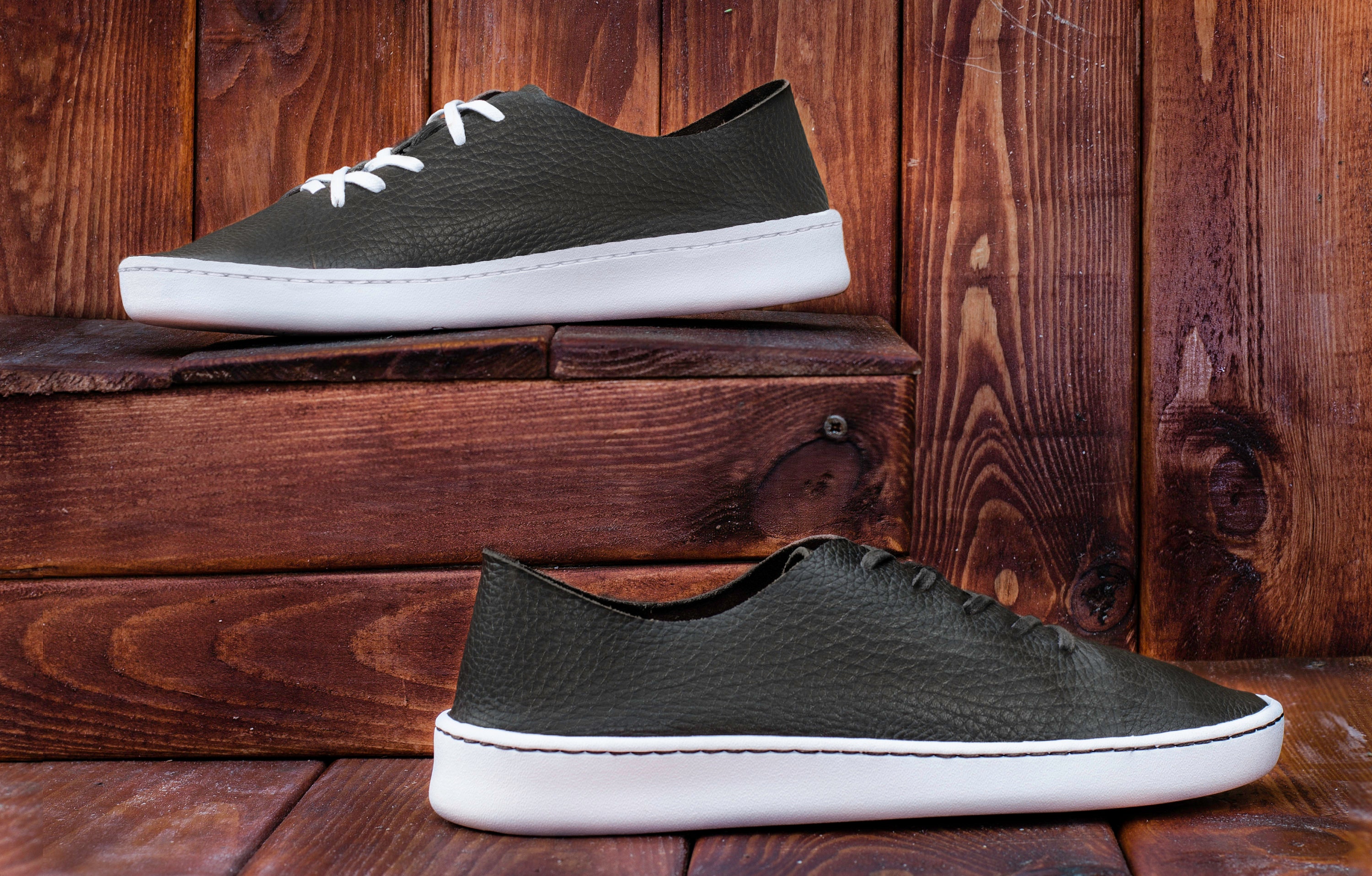 Women's Craft DIY Trainer Shoes - Brown Leather - Etsy