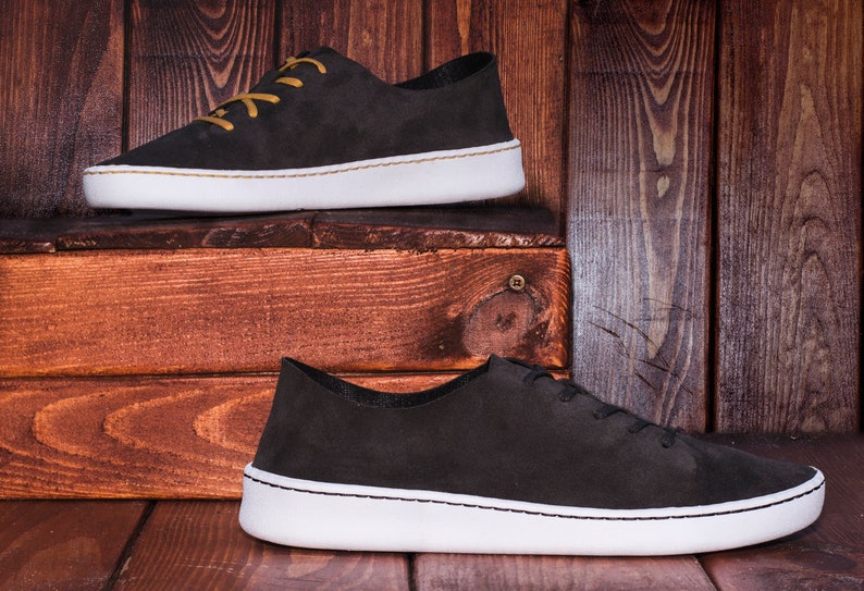 Women's Craft DIY Trainer Shoes - Grey Suede - Etsy