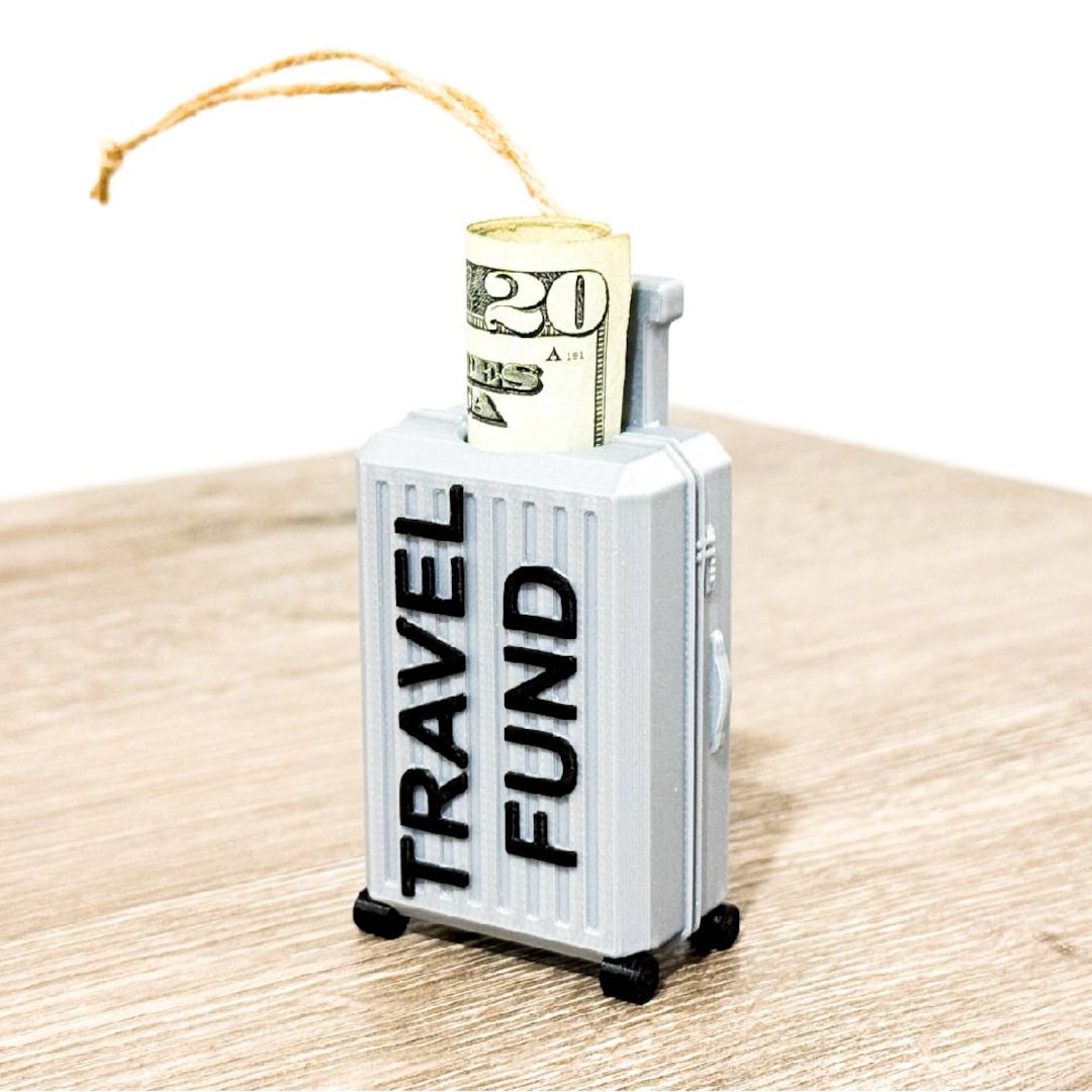 Travel Fund Suitcase Ornament - Money Holder Travel Enthusiast Gift - Etsy