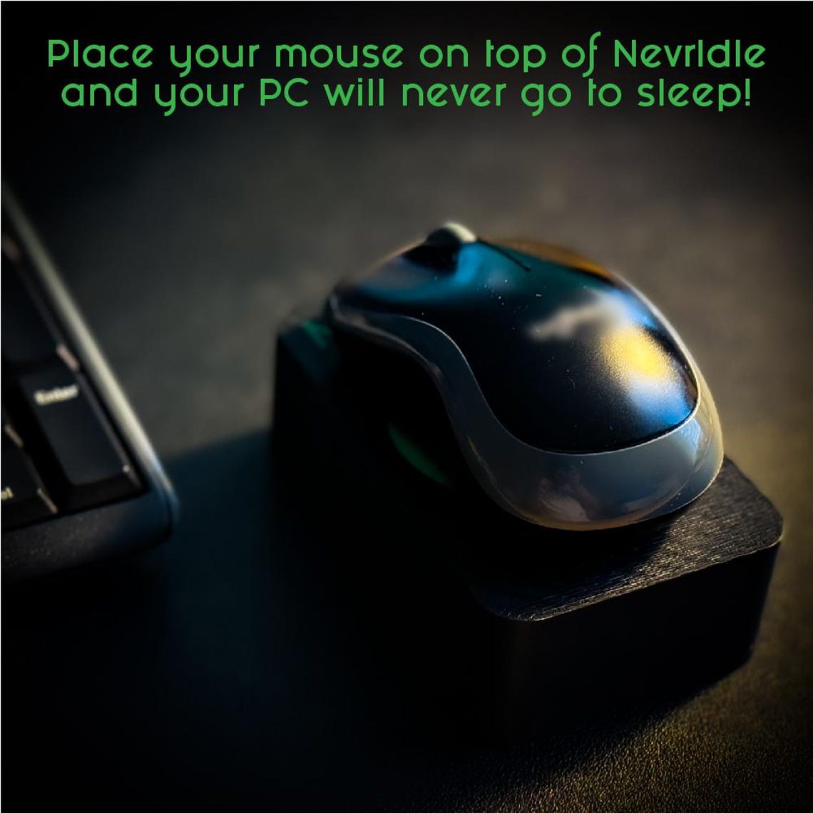 Nevridle - Stay Green. Stay Seen. Automatic Mouse Mover. - Etsy