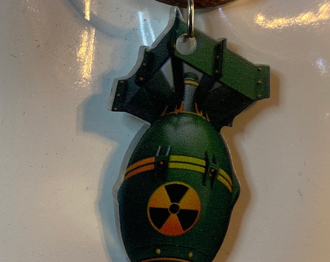 Fallout Mini Nuke Fatman Necklace Pendant With Random Color Cord. - Etsy